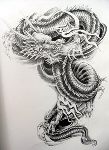 Hình xăm rồng 22 | Hình xăm đẹp